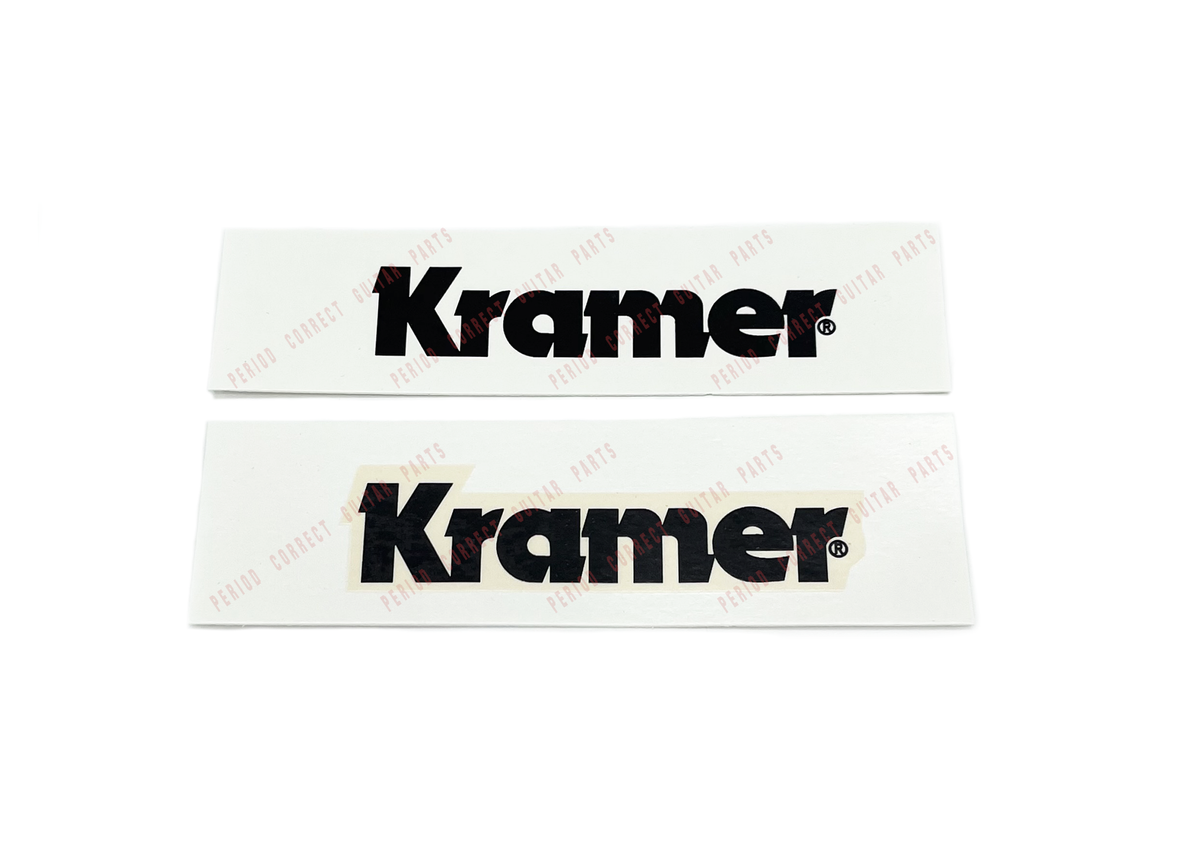 Kramer Waterslide Decals – Period Correct Guitar Parts